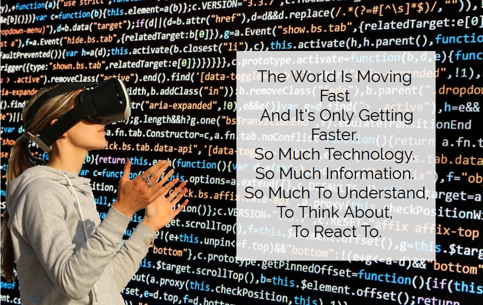 So Much To Understand, To Think About, To React To... - Thom Byxbe's Research Desk