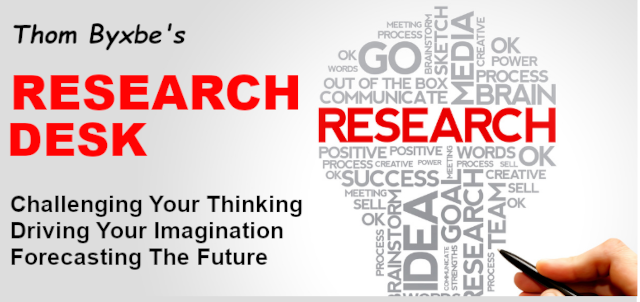 Thom Byxbe's Research Desk - Challenging Your Thinking, Driving Your Imagination, Forecasting ...