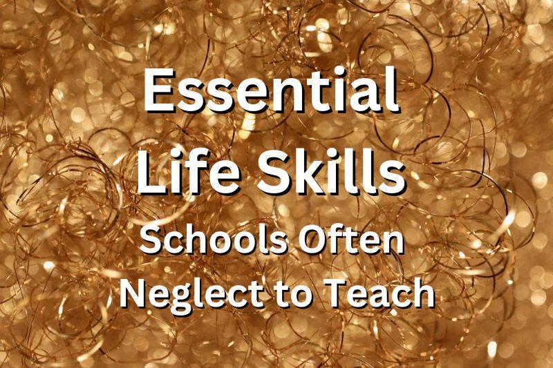 Essential Life Skills Schools Often Neglect to Teach - Thom Byxbe's Research Desk
